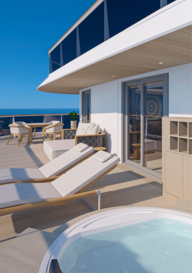 Ocean Penthouses | Cruise Suites | Explora Journeys